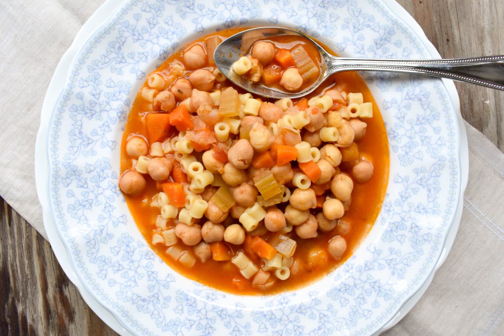 Pasta e Ceci – Classic Italian Pasta with Chickpeas