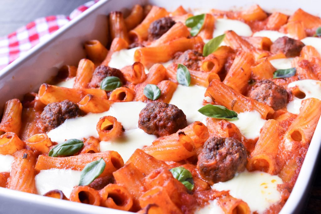 Wagyu meatball pasta bake | Italian Spoon